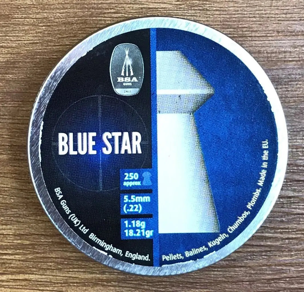BSA Blue Star .22 18.21 (250pk) – Gawler Fishing and Outdoors