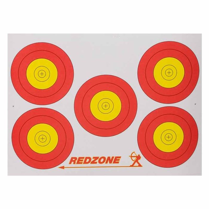 Redzone 50cm 5-Spot Target Face – Gawler Fishing and Outdoors